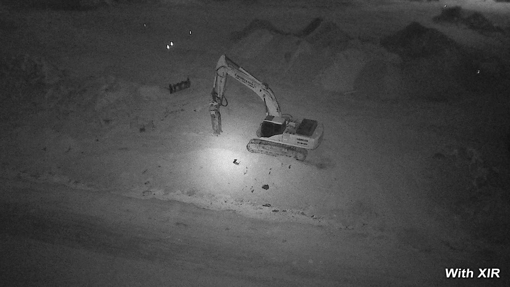 Extreme IR night vision for jobsite security