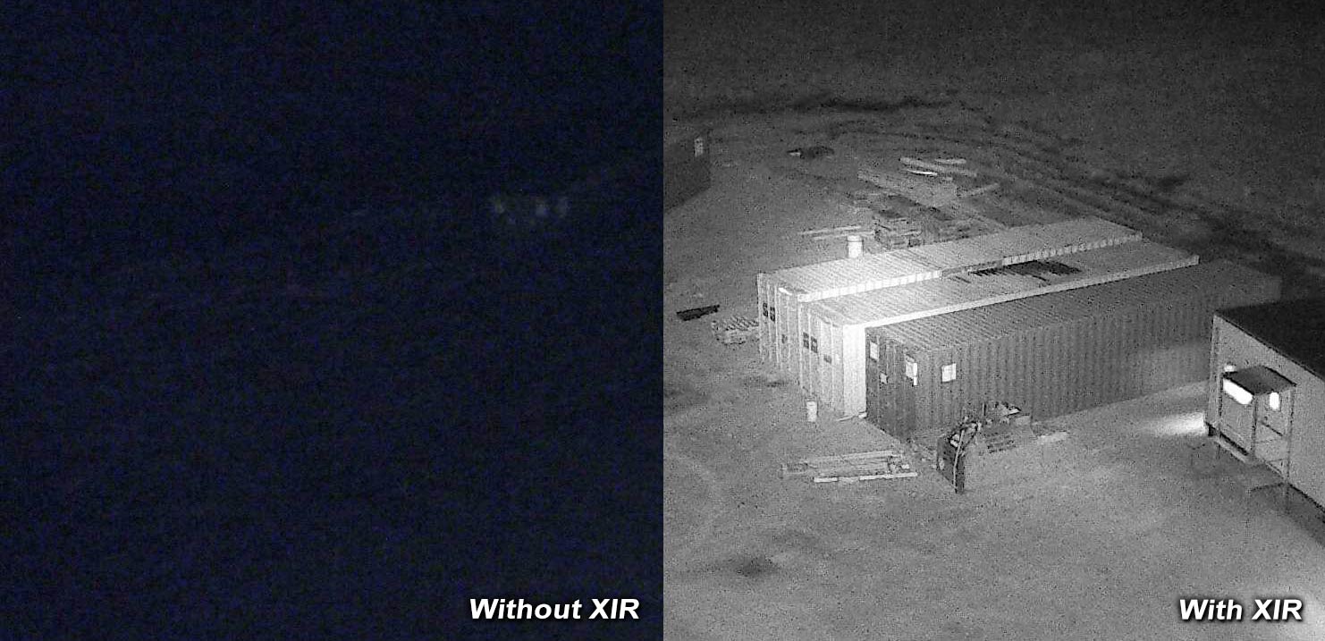 Extreme IR night vision for jobsite security