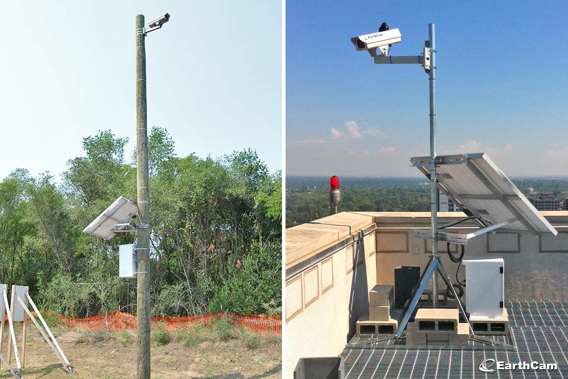 Solar Powered Construction Cameras