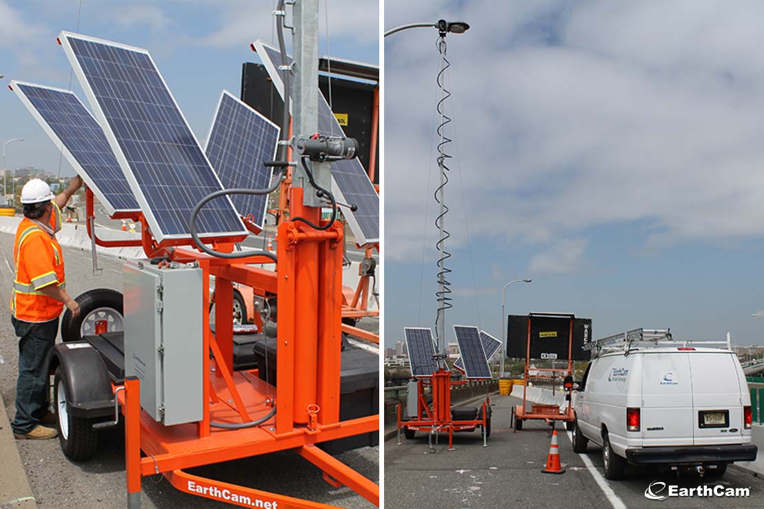 Solar Powered Construction Cameras